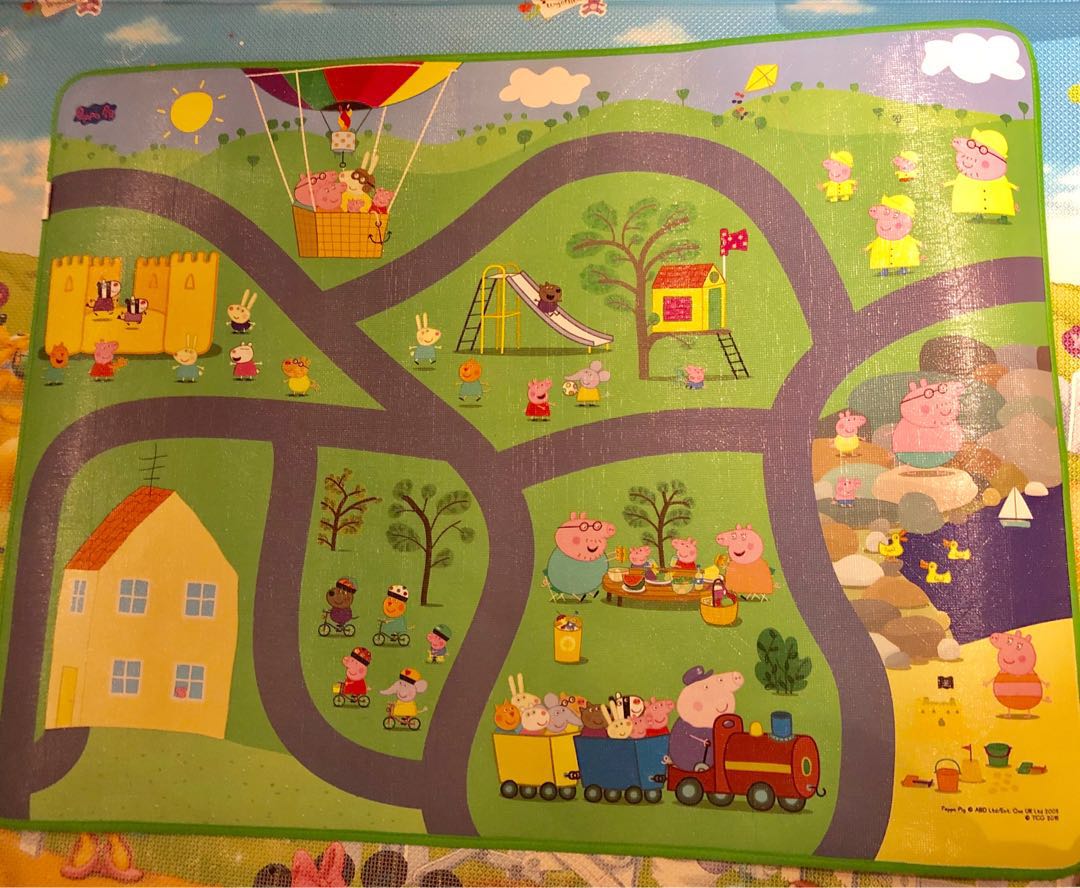 Peppa pig play mat original in good condition playmat , Babies & Kids ...