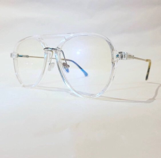 [PREMIUM] Korean Transparent Aviator Spectacle (Prescription Frame ...