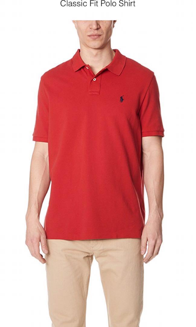 Red Polo Ralph Lauren Polo T, Men's Fashion, Tops & Sets, Tshirts ...