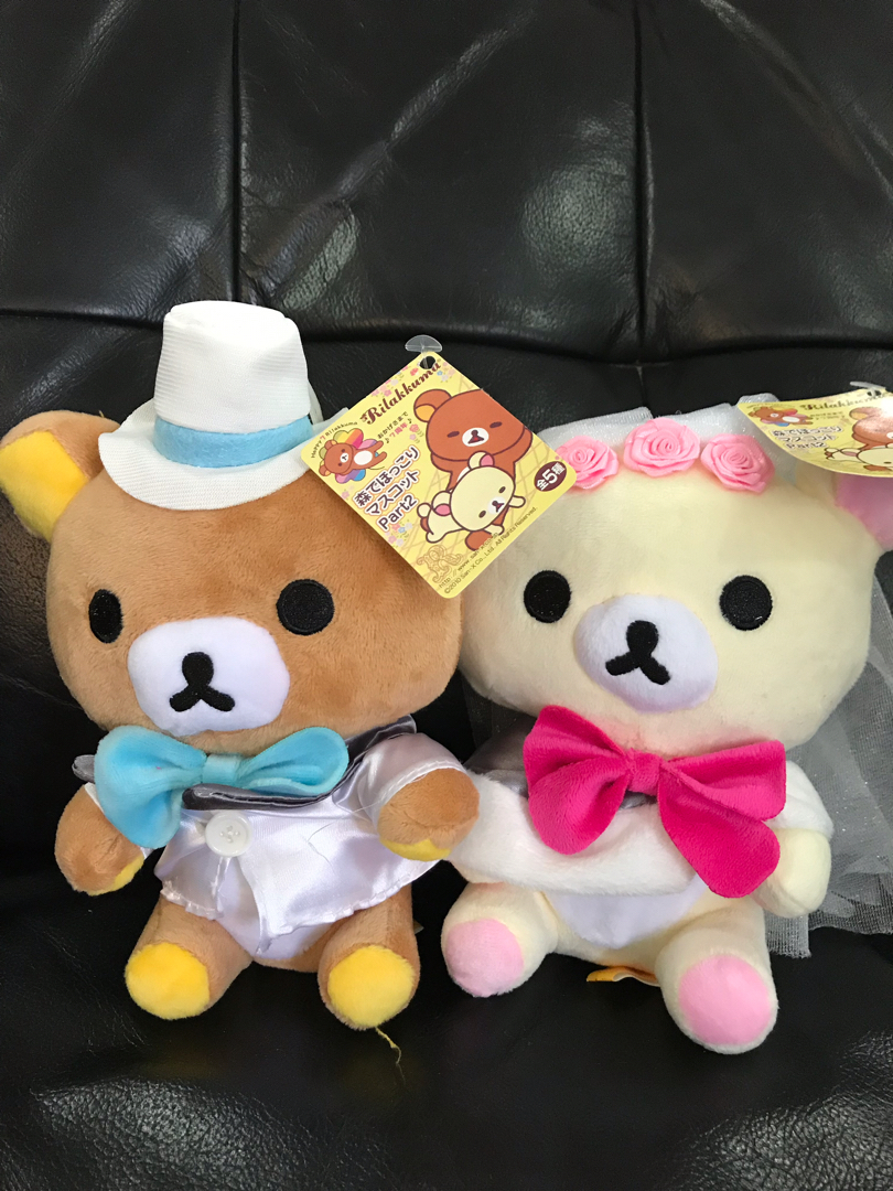 Rilakkuma wedding Plush, Hobbies & Toys, Toys & Games on Carousell