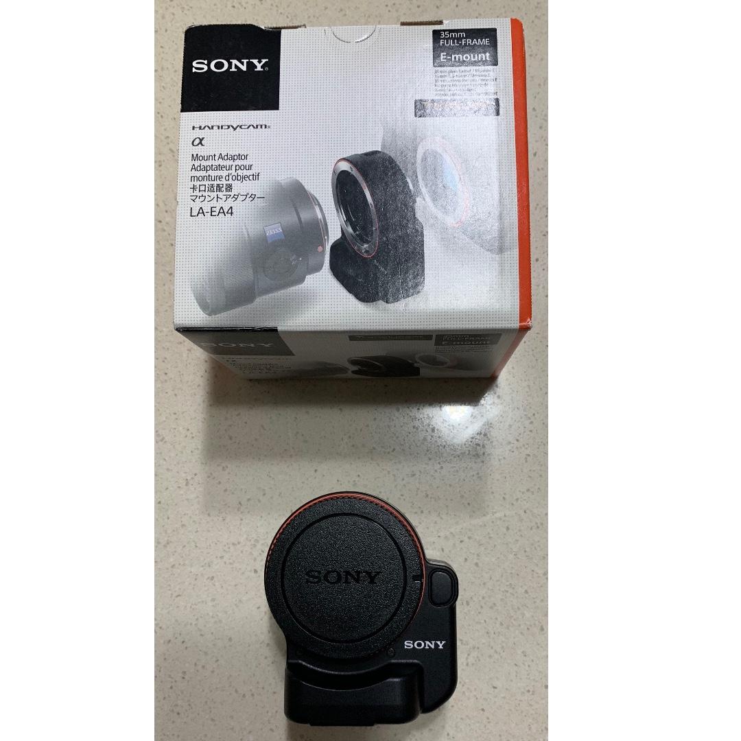SONY LA-EA4 Adapter Attach A-mount Lenses to E-mount Camera ...