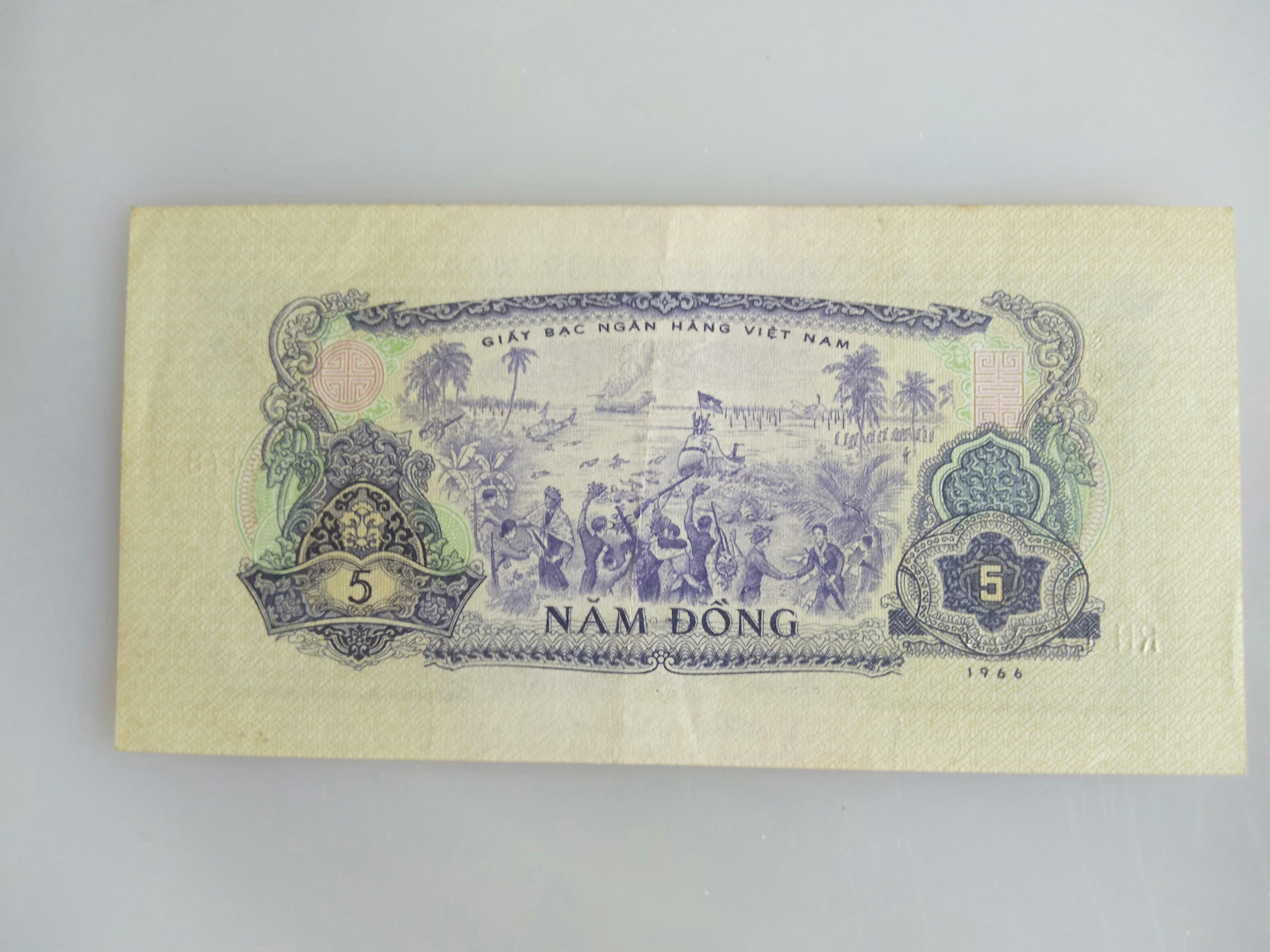South Vietnam 5 Dong 1966(1975), Hobbies & Toys, Memorabilia ...