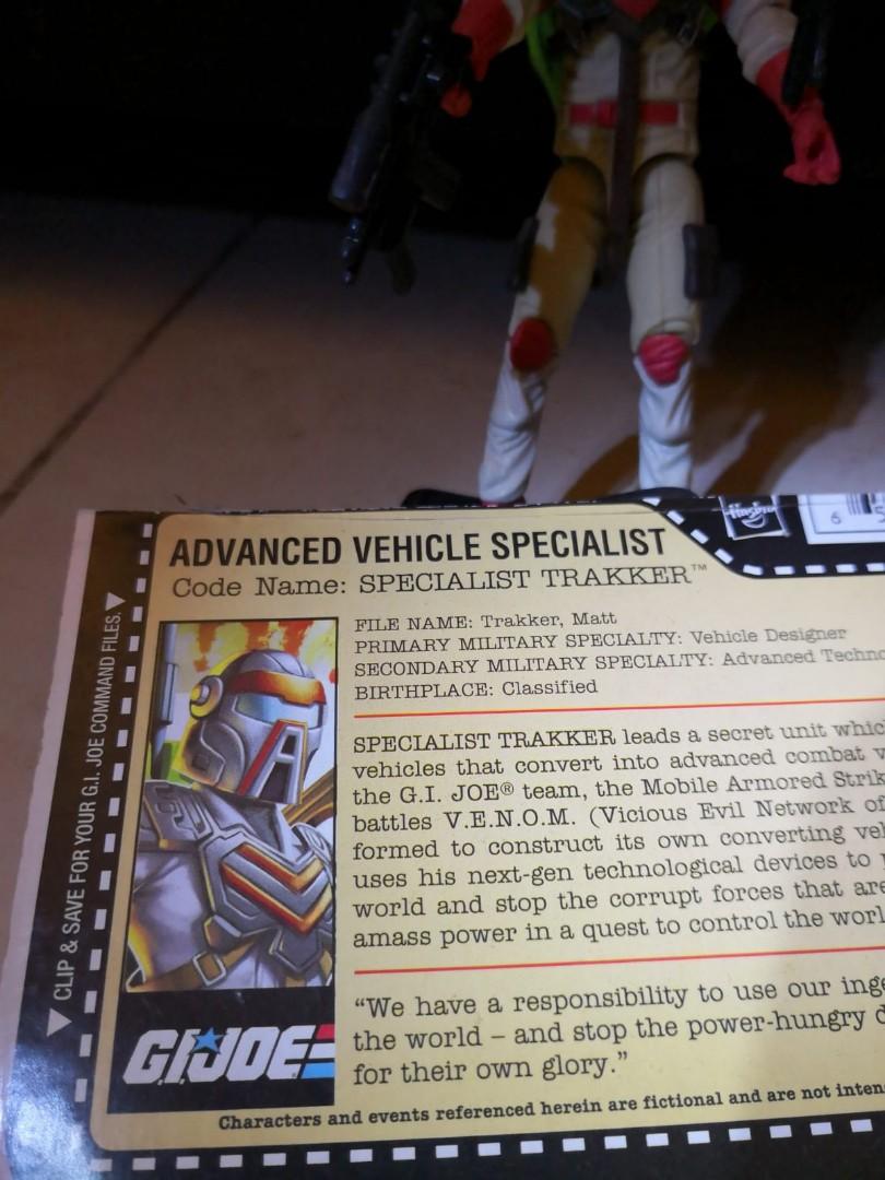 Super cool Matt Trakker GI Joe Mask Kenner crossover figure MINT no box ...
