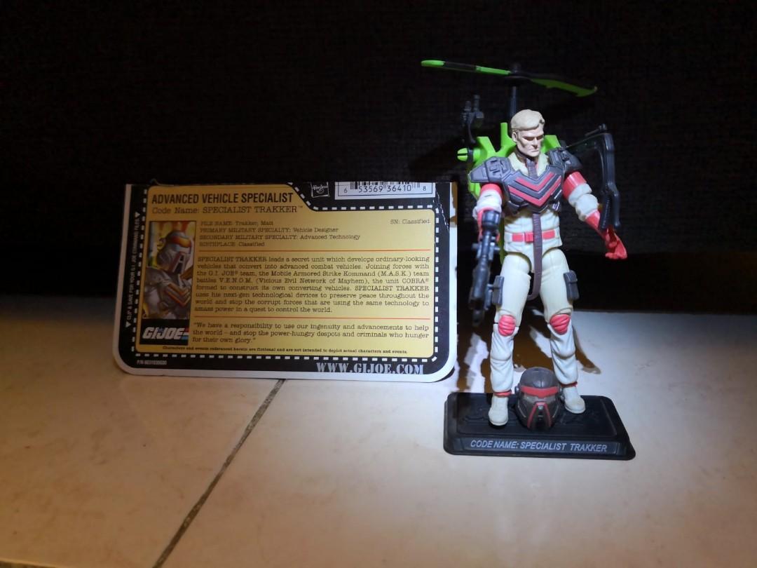 Super cool Matt Trakker GI Joe Mask Kenner crossover figure MINT no box ...