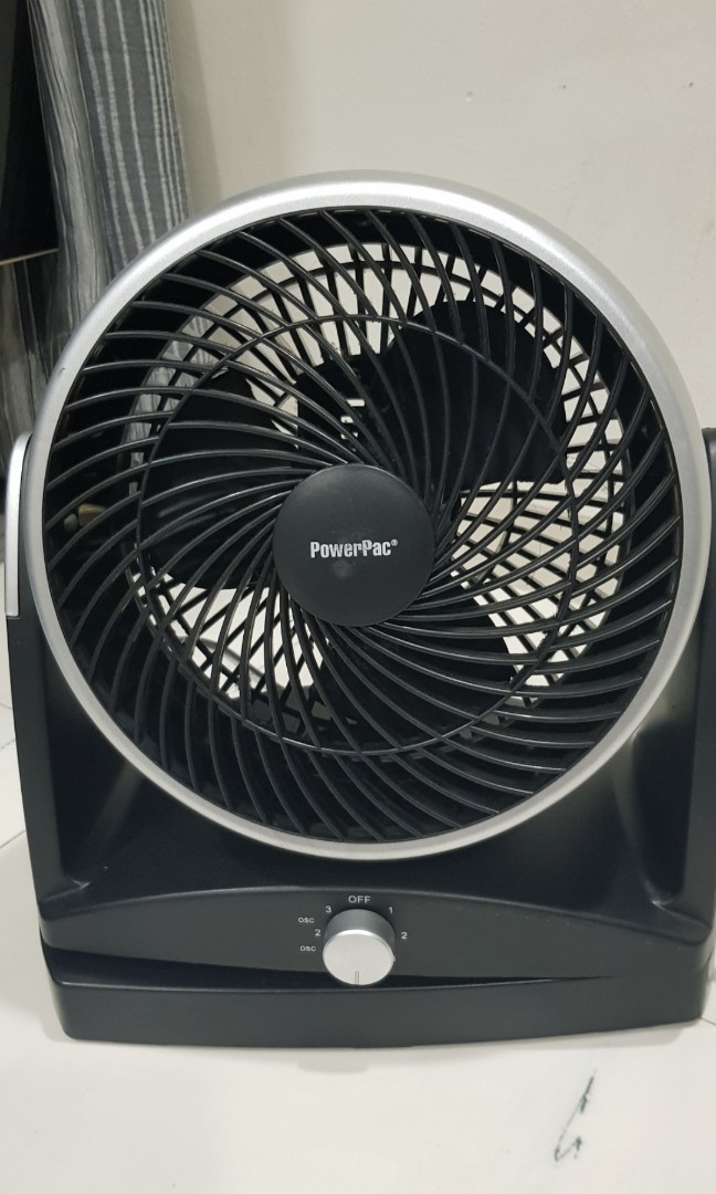 PowerPac Table Fan, Furniture & Home Living, Lighting & Fans, Fans on ...