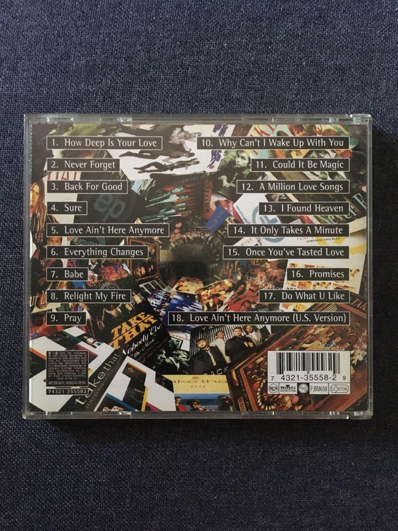 Take That - Greatest Hits music cd, Hobbies & Toys, Music & Media, CDs ...