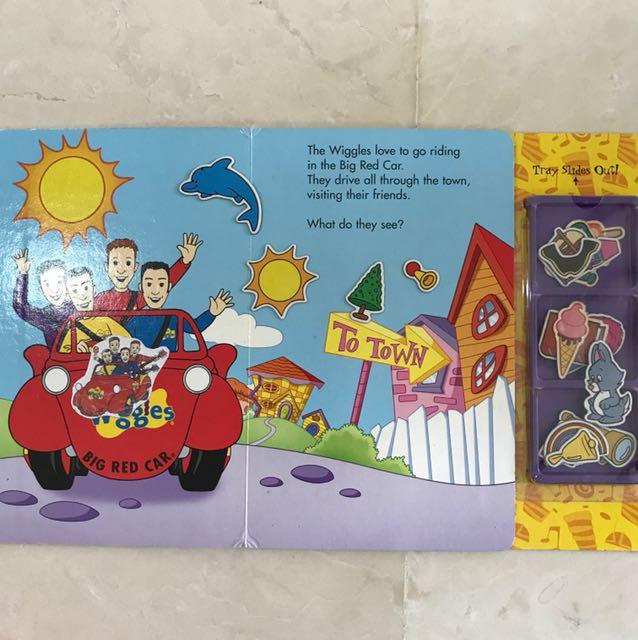 The Wiggles Let’s Go board book with magnets, Hobbies & Toys, Books ...