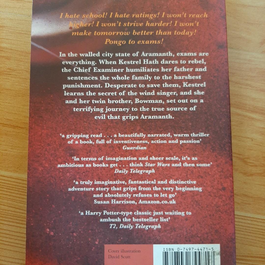 The Wind Singer, Hobbies & Toys, Books & Magazines, Children's Books on ...