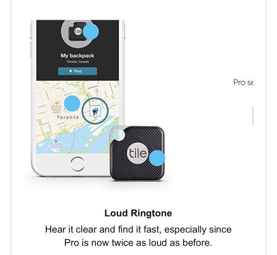 Tile Pro Bluetooth Tracker, Audio, Earphones on Carousell