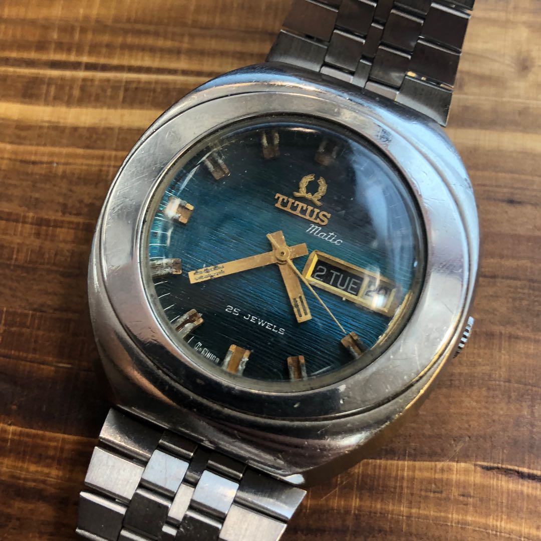 Titus Vintage Automatic Watch, Women's Fashion, Watches & Accessories ...