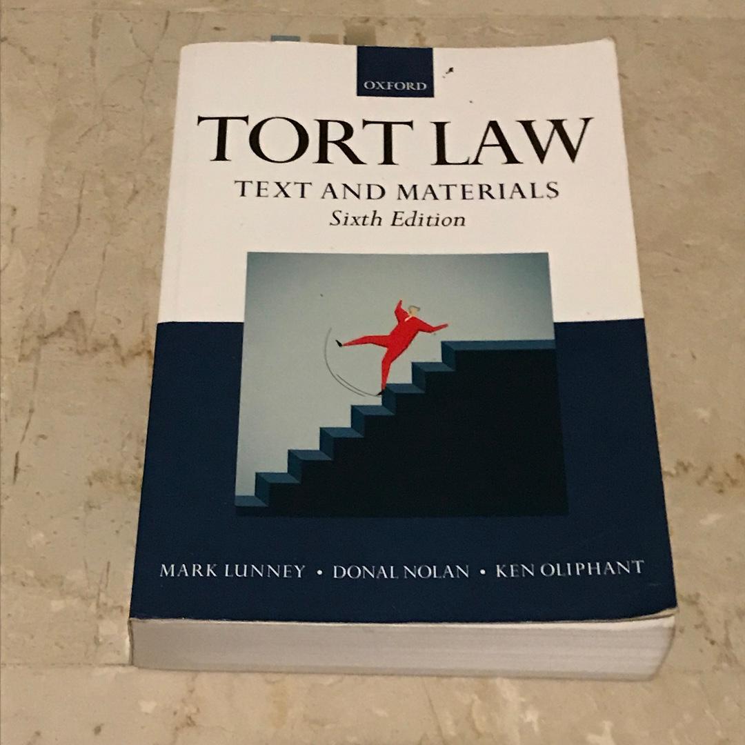 Tort Law books: textbook + 2 casebooks, Hobbies & Toys, Books ...