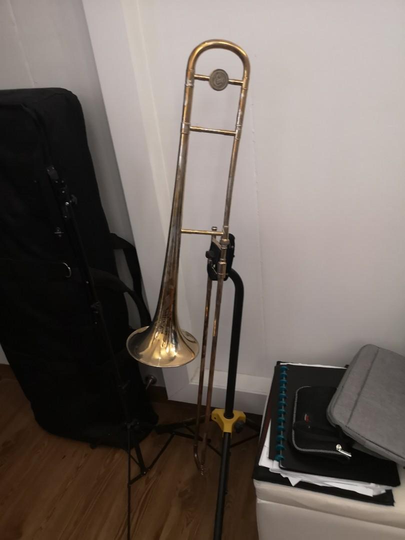 Vintage Emo champion trombone, Hobbies & Toys, Music & Media, Musical ...