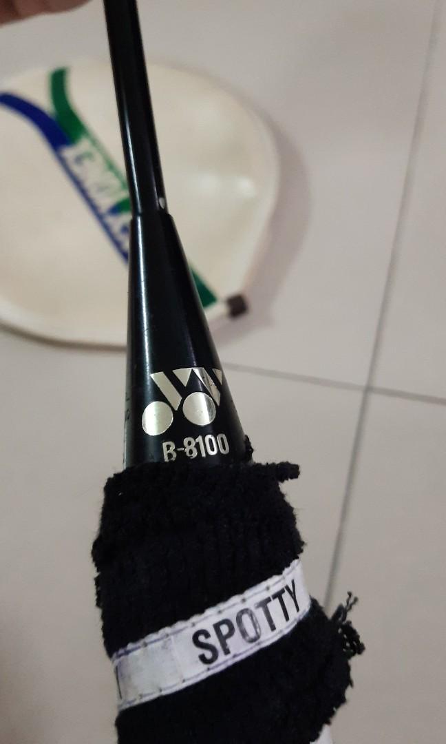 Vintage YONEX B-8100 Blacken badminton racquet, Hobbies & Toys, Collectibles & Memorabilia ...