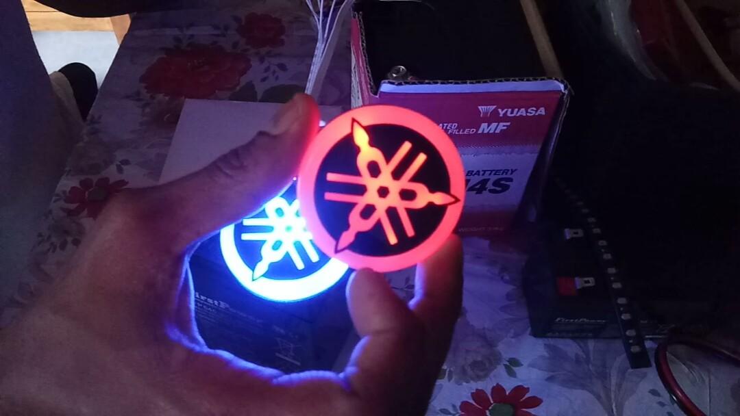 Xmax 300 / super tenere emblem + signal(red and blue avail) white nil ...