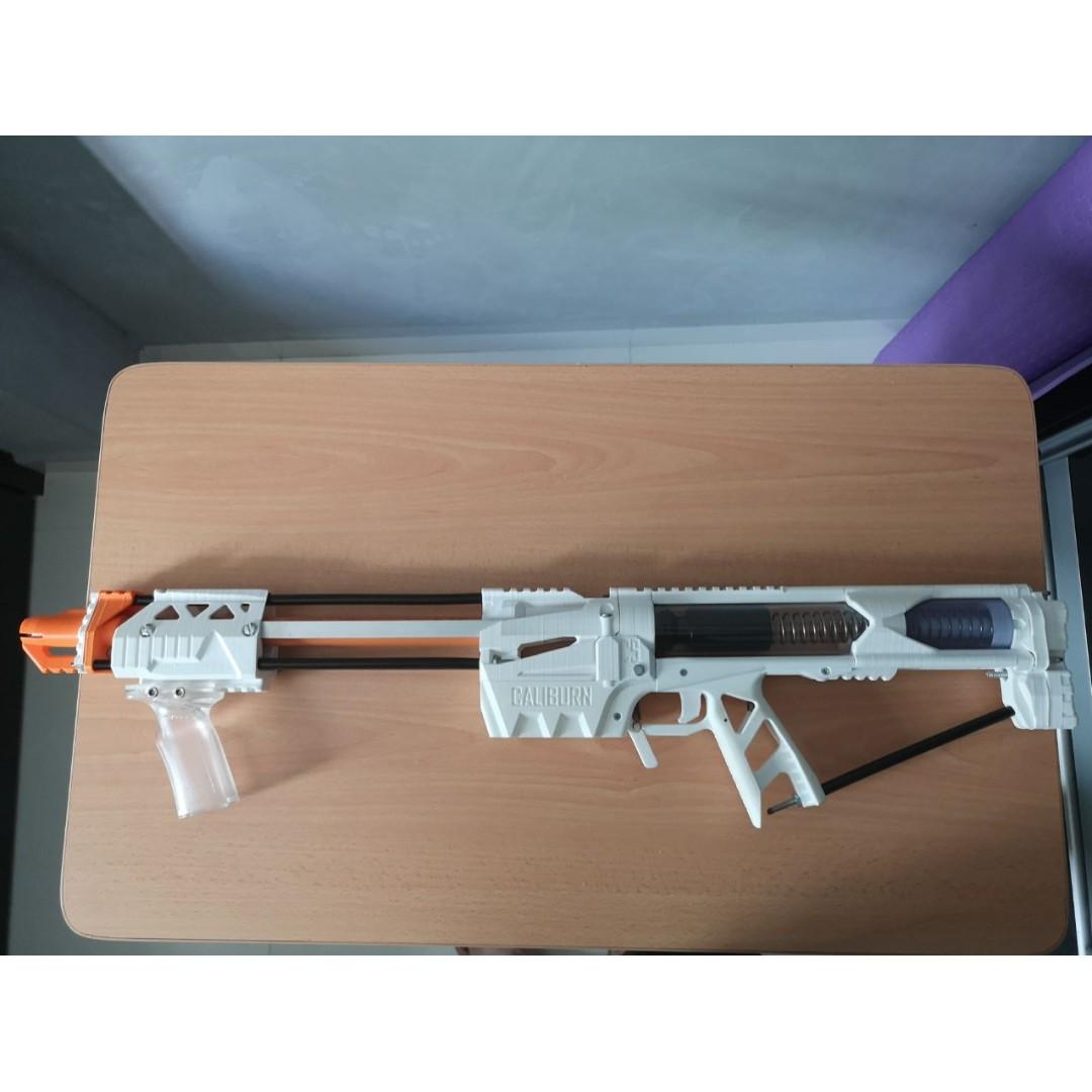 ABS 3D Printed Caliburn by CaptainSlug (Nerf), Hobbies & Toys, Toys & Games on Carousell