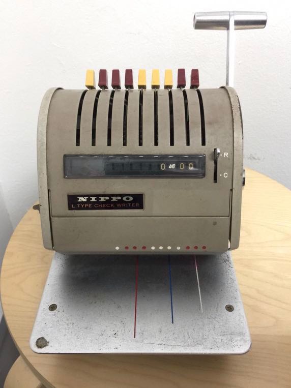 Antique Cheque Writer, Hobbies & Toys, Memorabilia & Collectibles ...