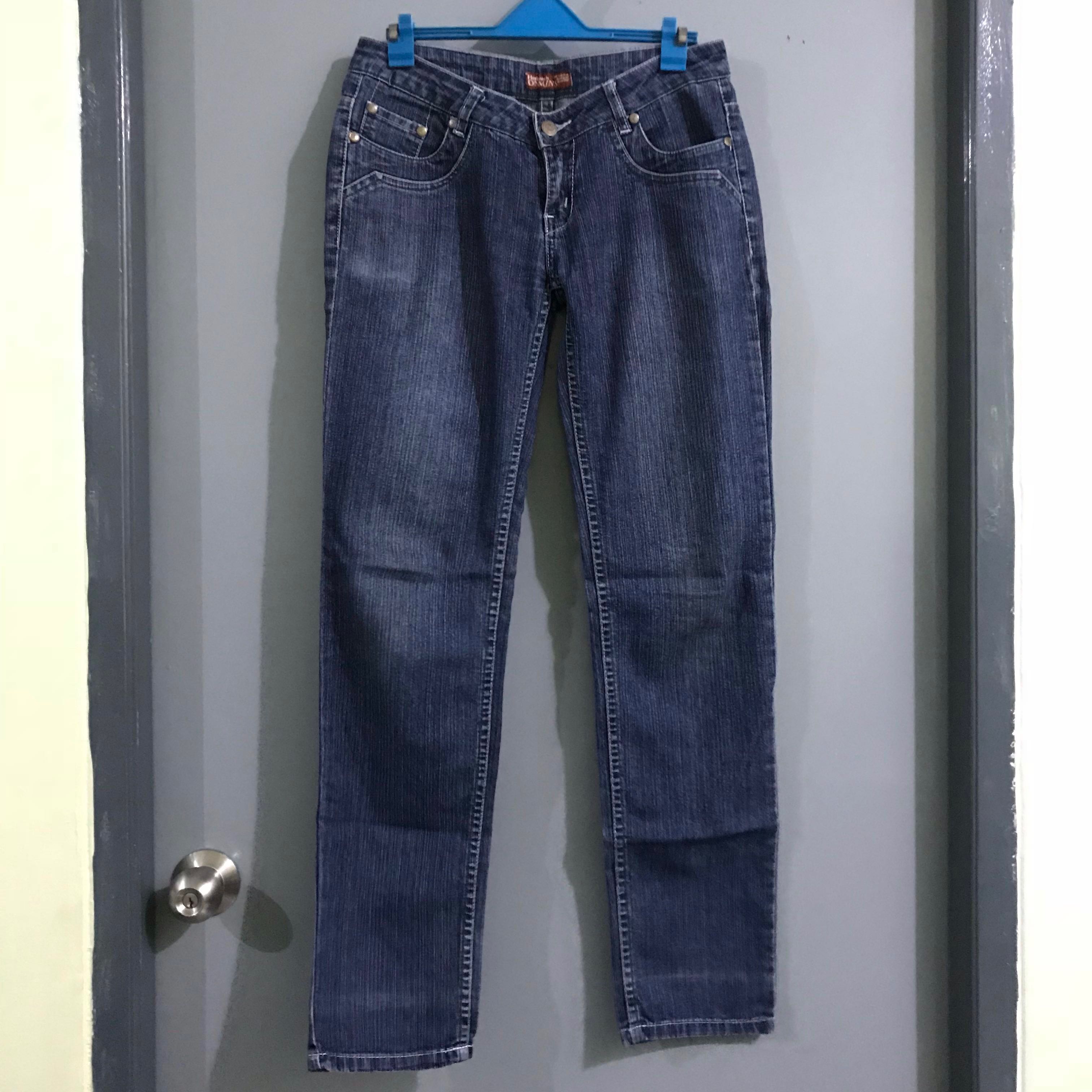 Blue Denim Jeans - Bench on Carousell