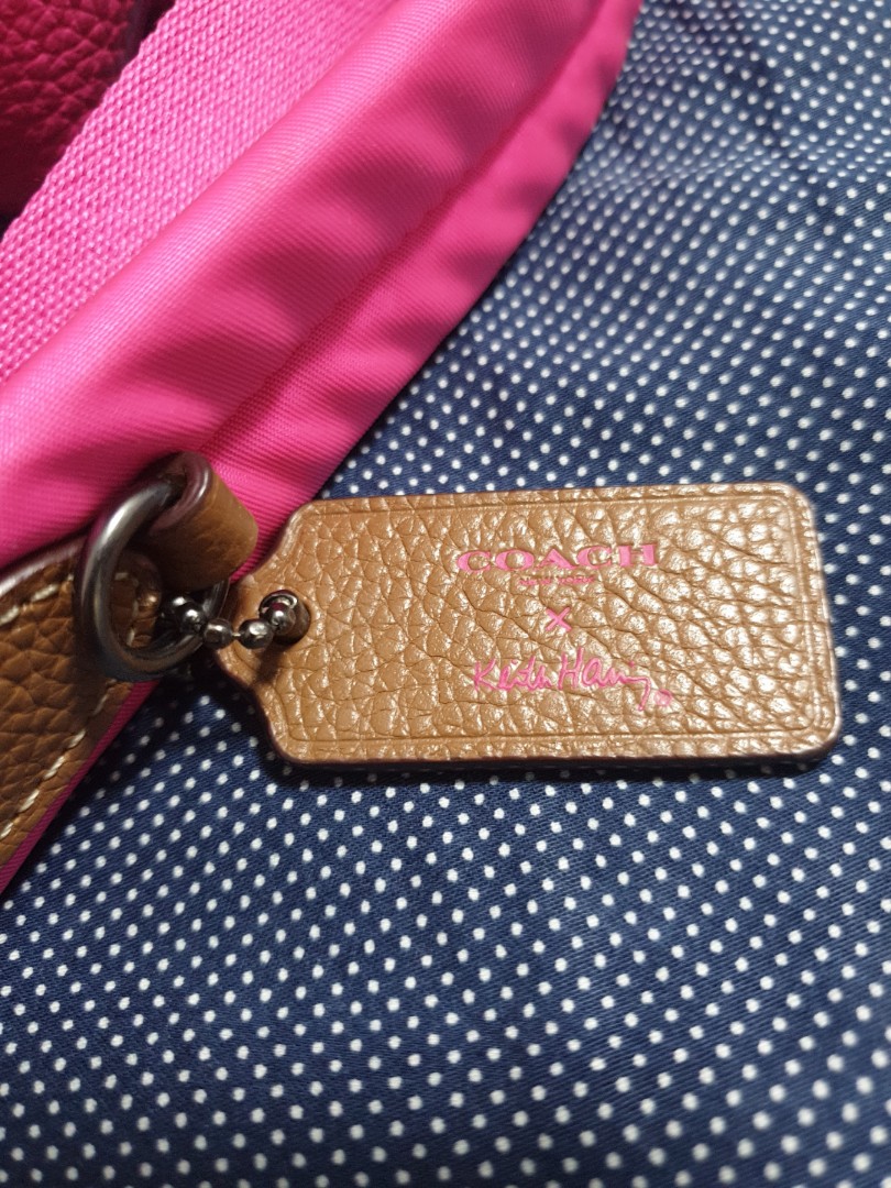 Coach X Keith Haring Mini Charlie Backpack Bag for sale or swap, Women ...