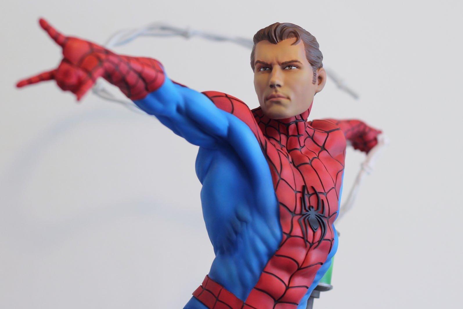 Custom 1/4 Erick Sosa Spiderman Spider-Man Statue, Hobbies & Toys, Toys ...