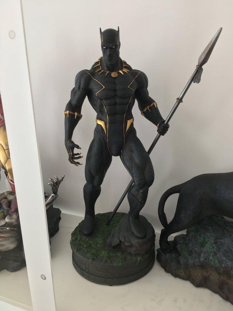 Custom fan art 1/4 Black Panther, Hobbies & Toys, Toys & Games on Carousell