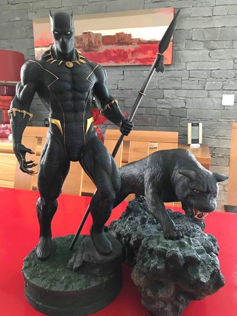 Custom fan art 1/4 Black Panther, Hobbies & Toys, Toys & Games on Carousell