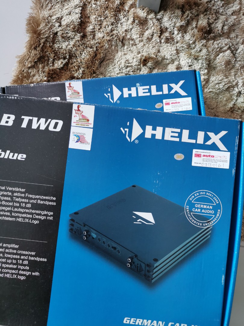 Helix B Two Car Amplifier (new) Original Germamy, Auto Accessories on ...