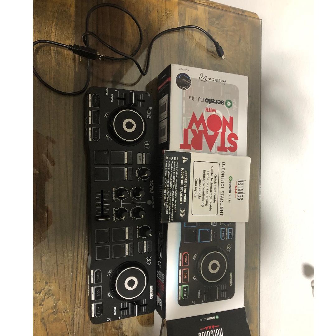Hercules mini dj portable set, Hobbies & Toys, Music & Media, Music ...
