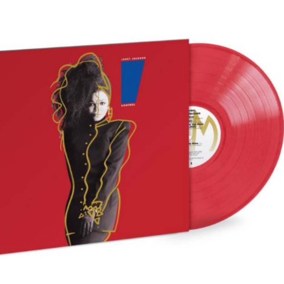 JANET JACKSON Control: Exclusive Translucent Red Vinyl, Hobbies & Toys ...