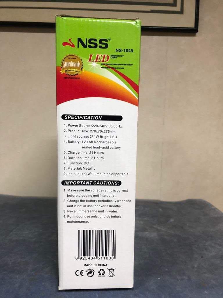 LED Emergency Light (NSS), Furniture & Home Living, Lighting & Fans, Lighting on Carousell