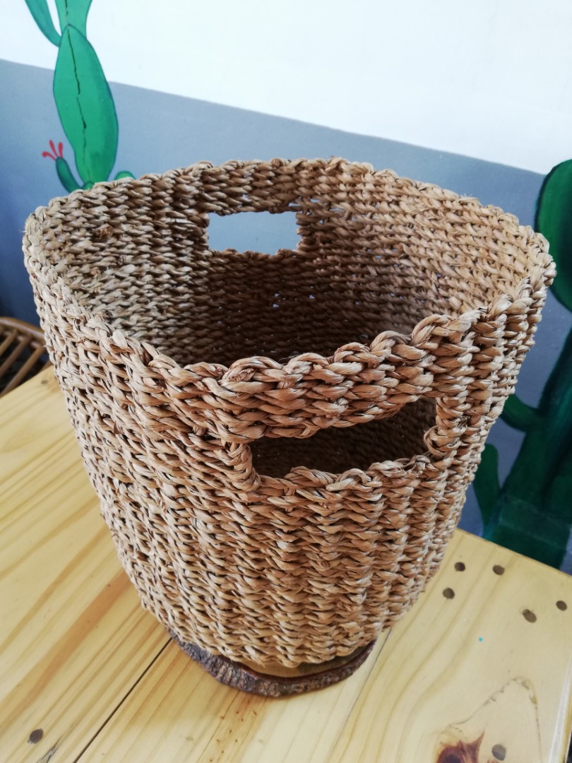 Native Planter Basket with Holes, Hobbies & Toys, Stationary & Craft ...