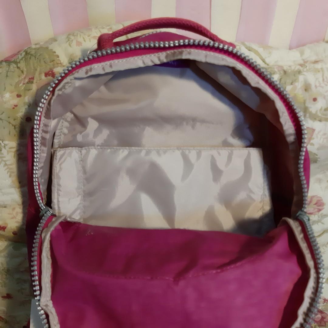 Original KIPLING Pink Backpack, Women's Fashion, Bags & Wallets ...