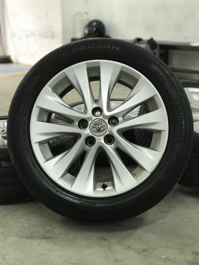 original vellfire 18 inch sports rim tyre 70%, Auto Accessories on ...