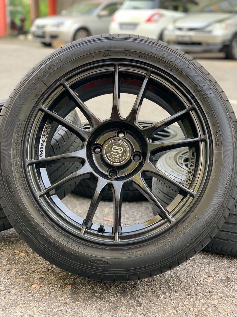 oz racing ultraleggera 16 inch sports rim ford fiesta tyre 70%, Auto ...