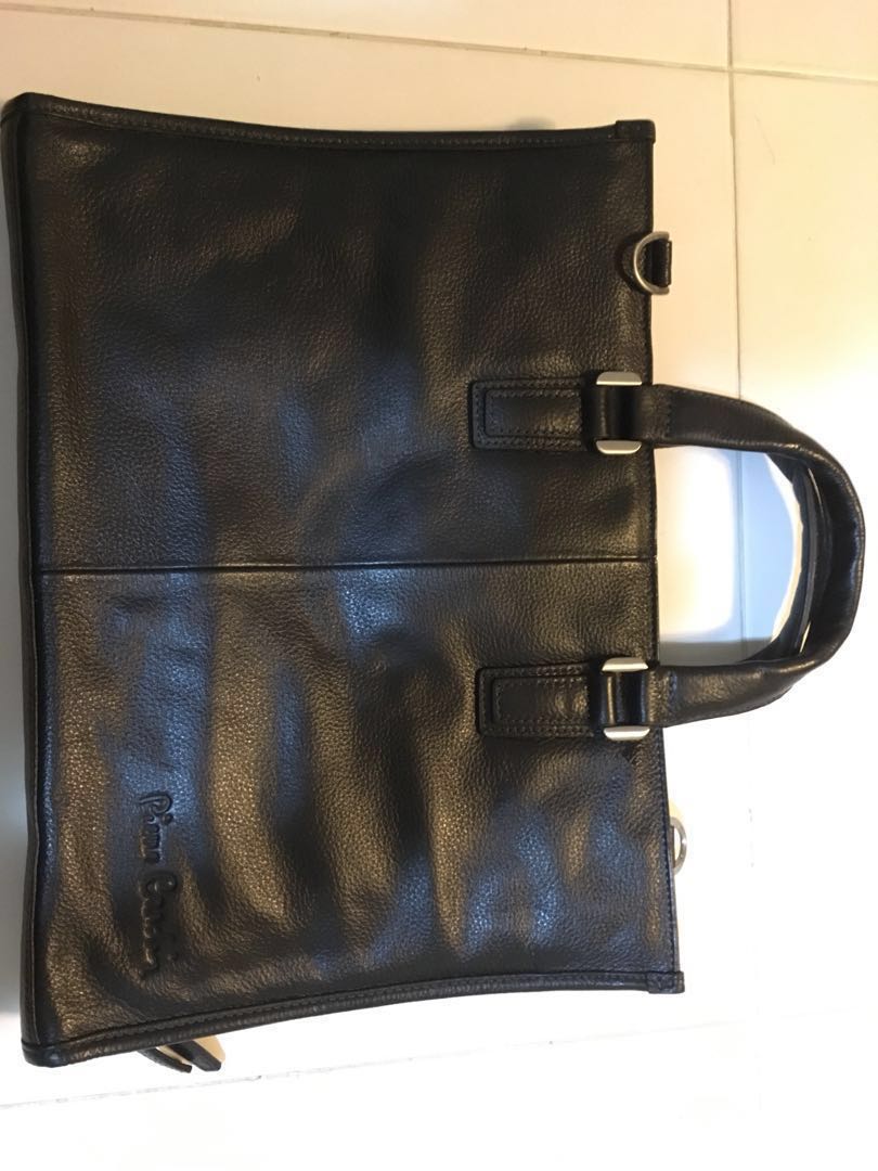 Pierre Cardin Leather briefcase, Men's Fashion, Bags, Briefcases on ...