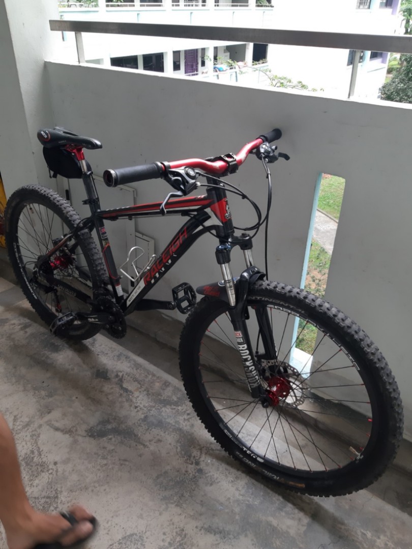 Raleigh mtb, Bicycles & PMDs, Bicycles, Mountain Bikes on Carousell