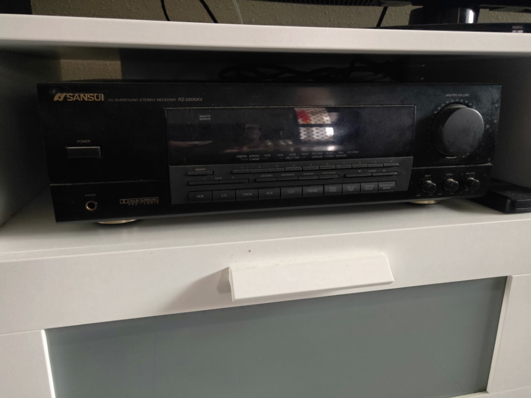 Sansui Stereo receiver and speaker systems; Rz-2200av + Carlson audio ...
