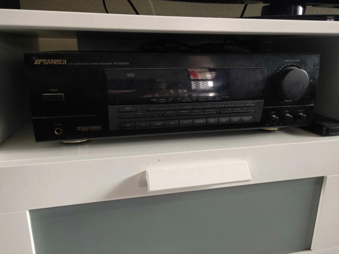Sansui Stereo receiver and speaker systems; Rz-2200av + Carlson audio ...