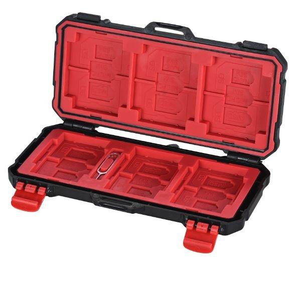 SD Card Case & CF Card Case with Water Resistance Capability (Large ...