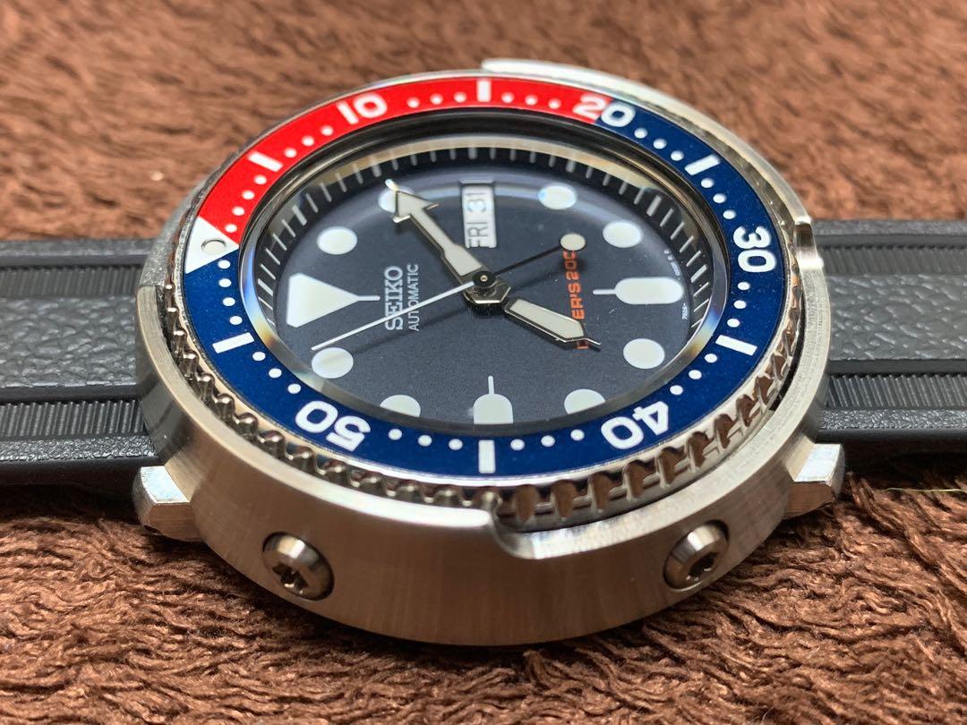 Seiko SKX009 (Uncle Seiko Tuna Mod), Men's Fashion, Watches ...