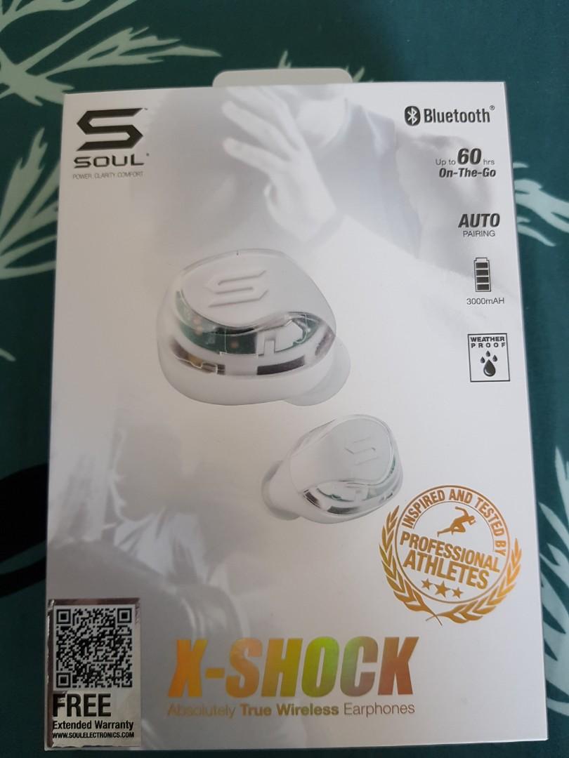SOUL X-SHOCK True Wireless Earbuds, Audio, Earphones on Carousell