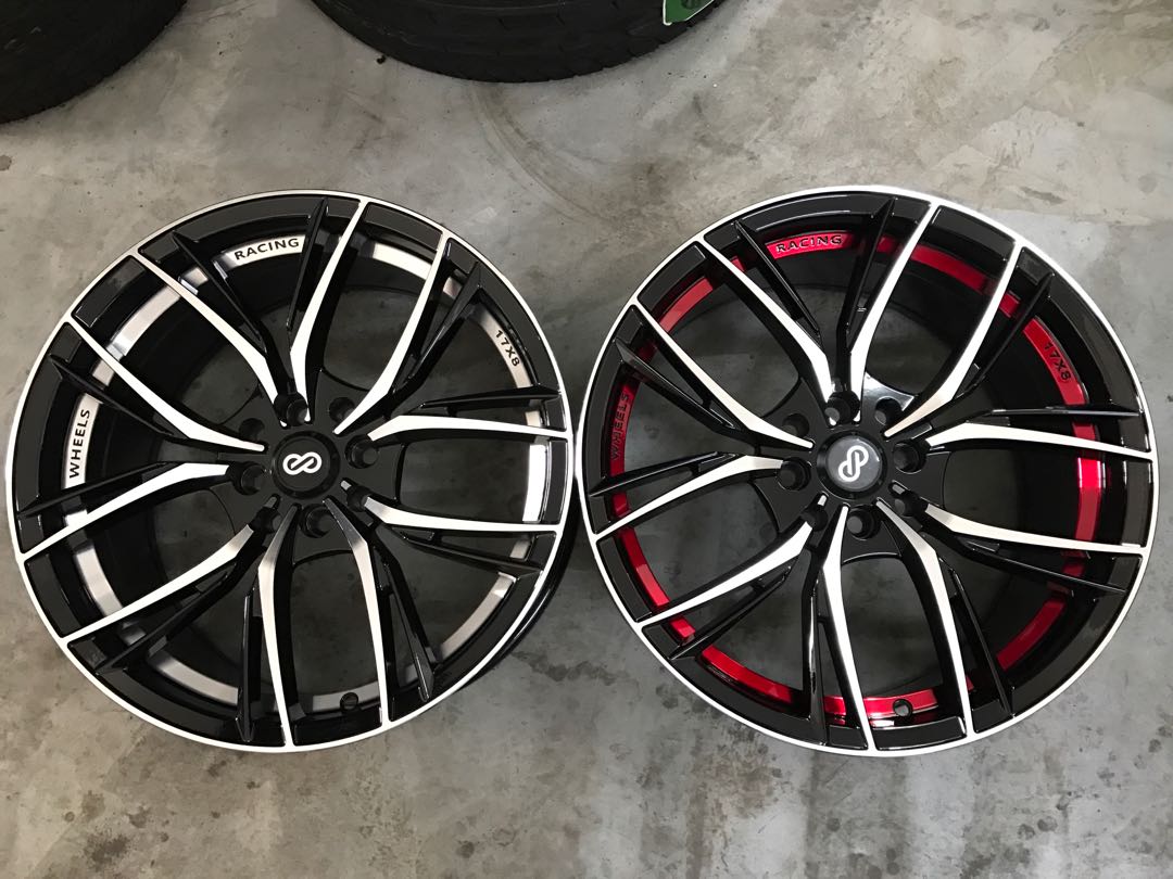 Sport rim baru 17inci Enkei oem UTK vios city jazz alza Mazda persona ...