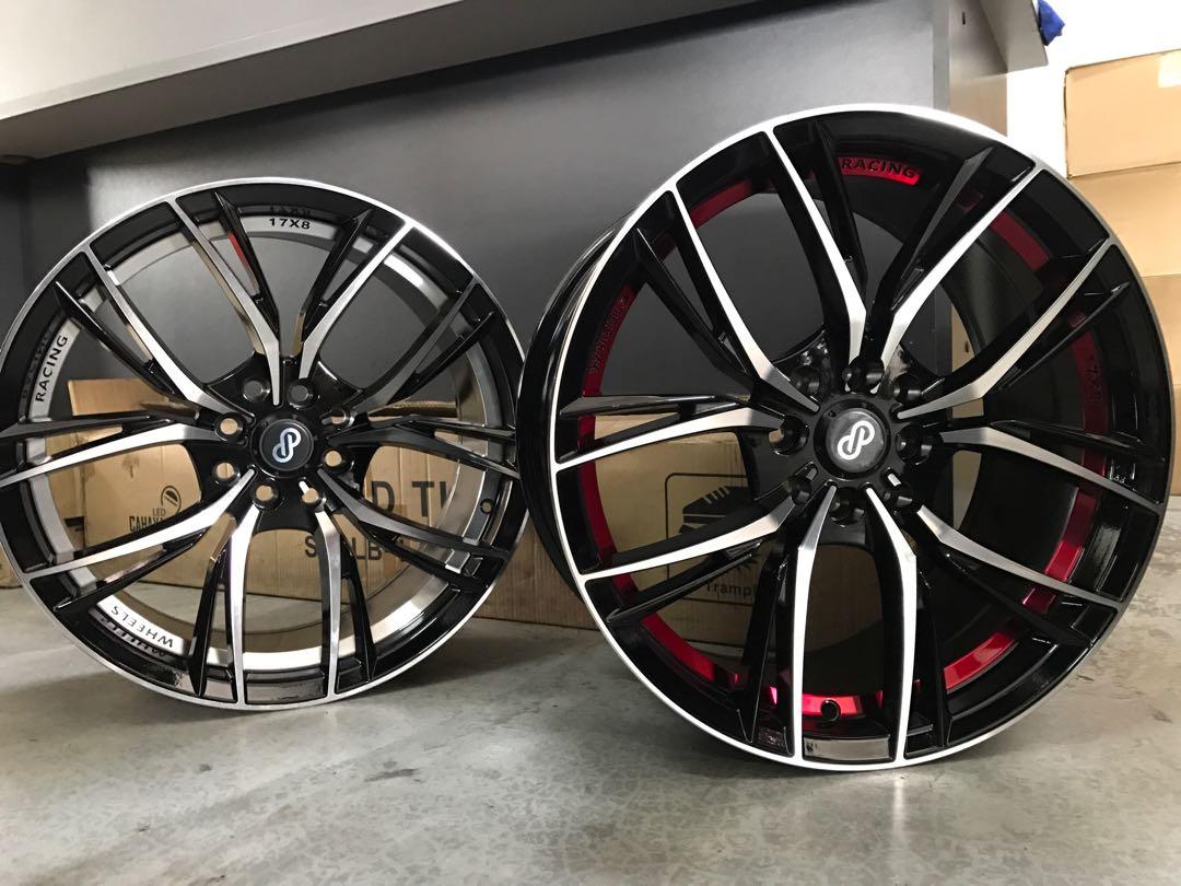 Sport rim baru 17inci Enkei oem UTK vios city jazz alza Mazda persona ...