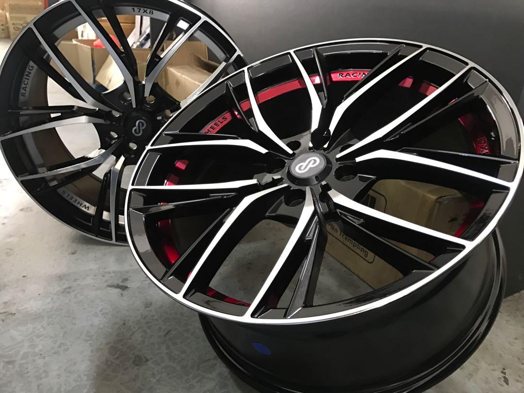 Sport rim baru 17inci Enkei oem UTK vios city jazz alza Mazda persona ...