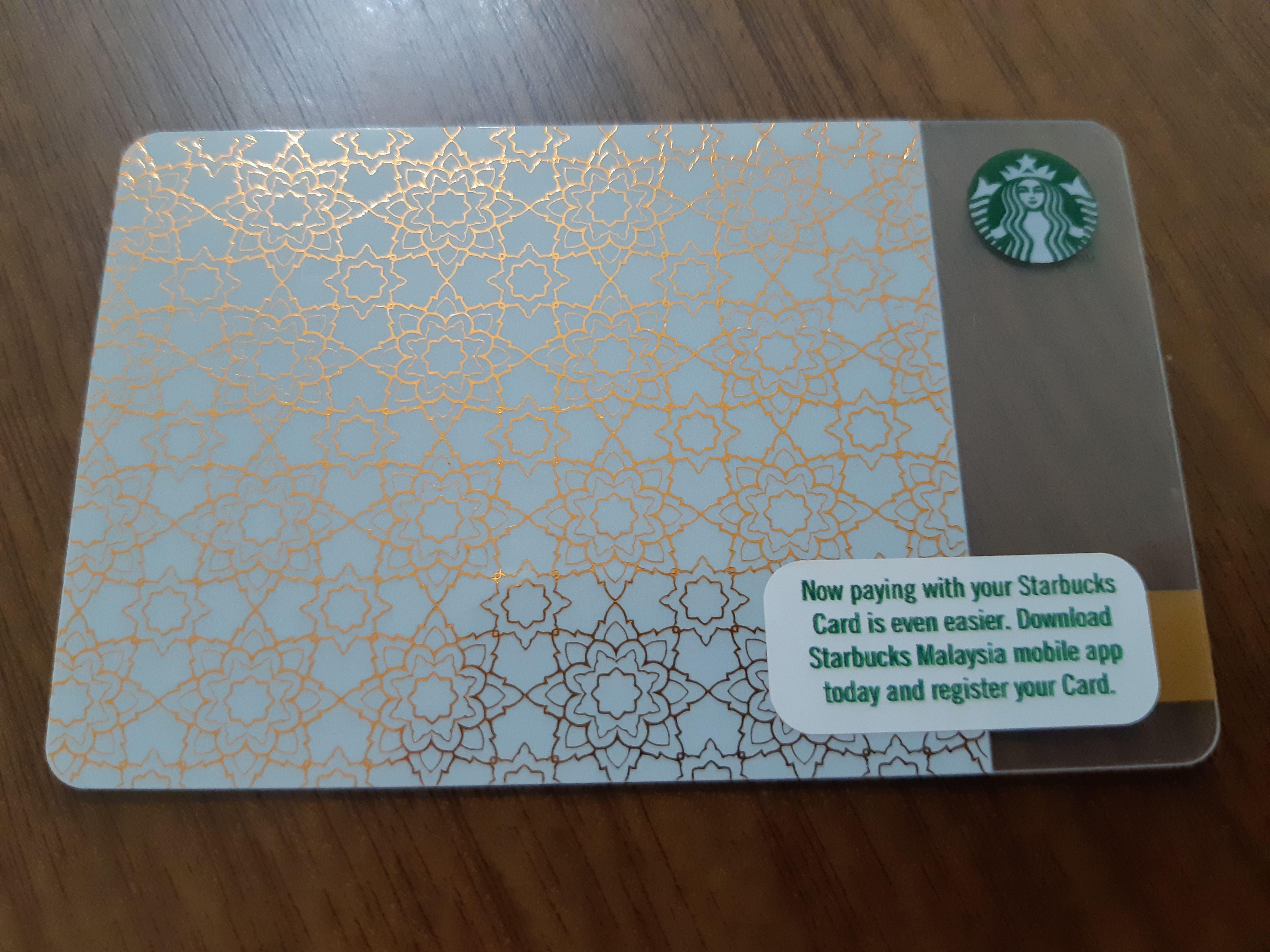 Starbucks Malaysia Ramadan 2019 Card, Everything Else, Others on Carousell