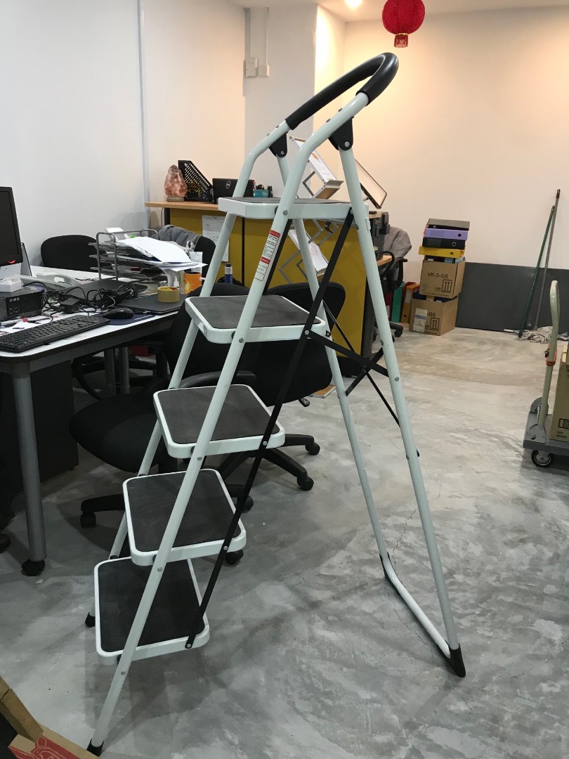 Steel ladder, Furniture & Home Living, Bathroom & Kitchen Fixtures on ...