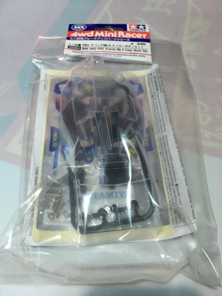 Tamiya 15369 Mini 4WD Pro Avante mk.ii Clear Body Set, 興趣及遊戲, 旅行, 旅遊 ...