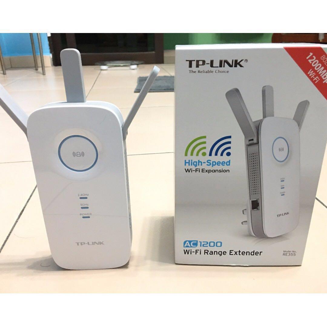TP-LINK AC1200 Wi-Fi Range Extender RE355, Computers & Tech, Parts & Accessories, Networking on ...