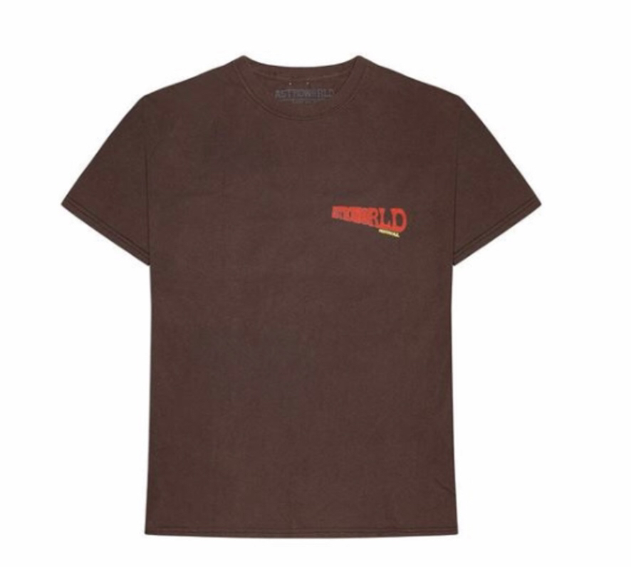 Travis Scott Astroworld tee bleach wash, Women's Fashion, Tops, Other ...