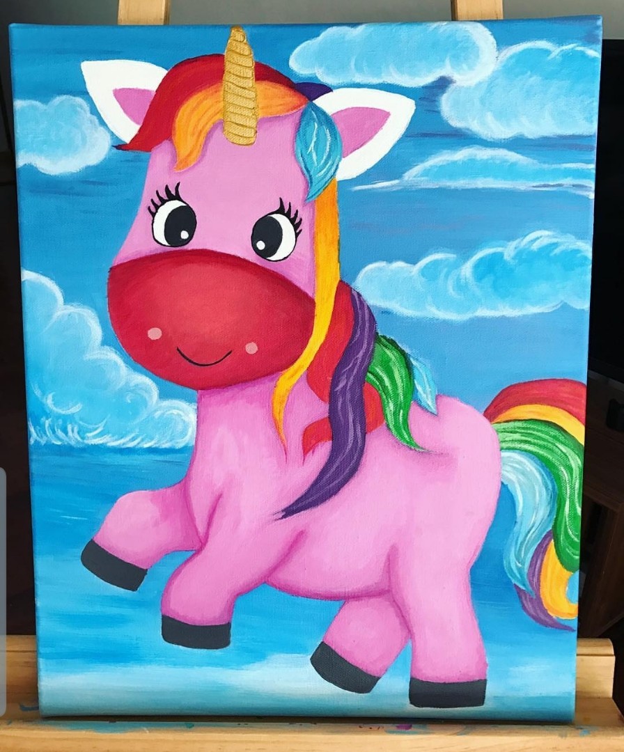 Unicorn Painting, Hobbies & Toys, Stationery & Craft, Art & Prints on ...