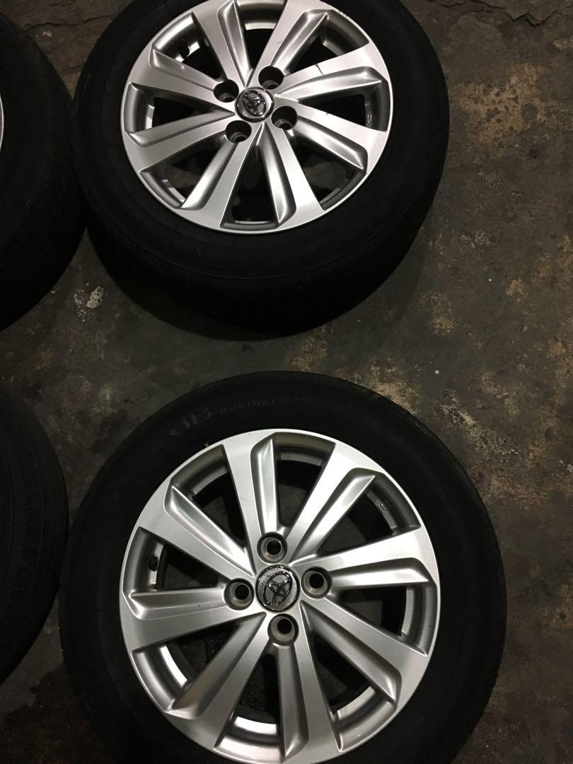 Toyota Vios Brand new tires and stock mags, Car Parts & Accessories on ...
